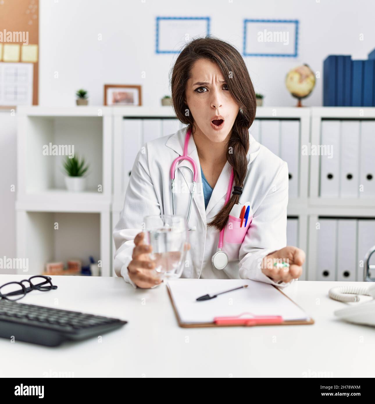 Doctor look glass water hi-res stock photography and images - Alamy