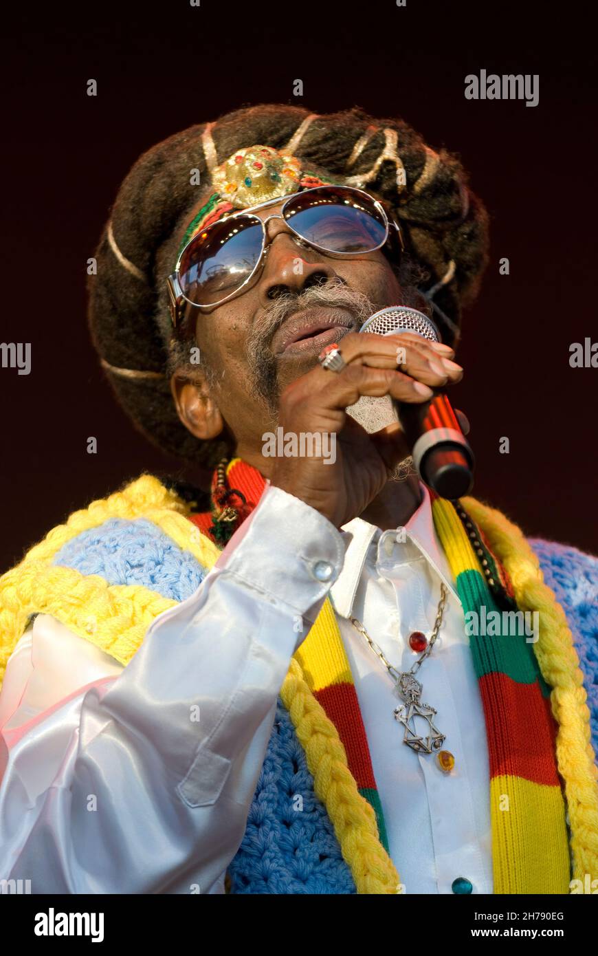 stockholm sweden - June 26 - 2009 - the Jamaican reggae singer bunny ...