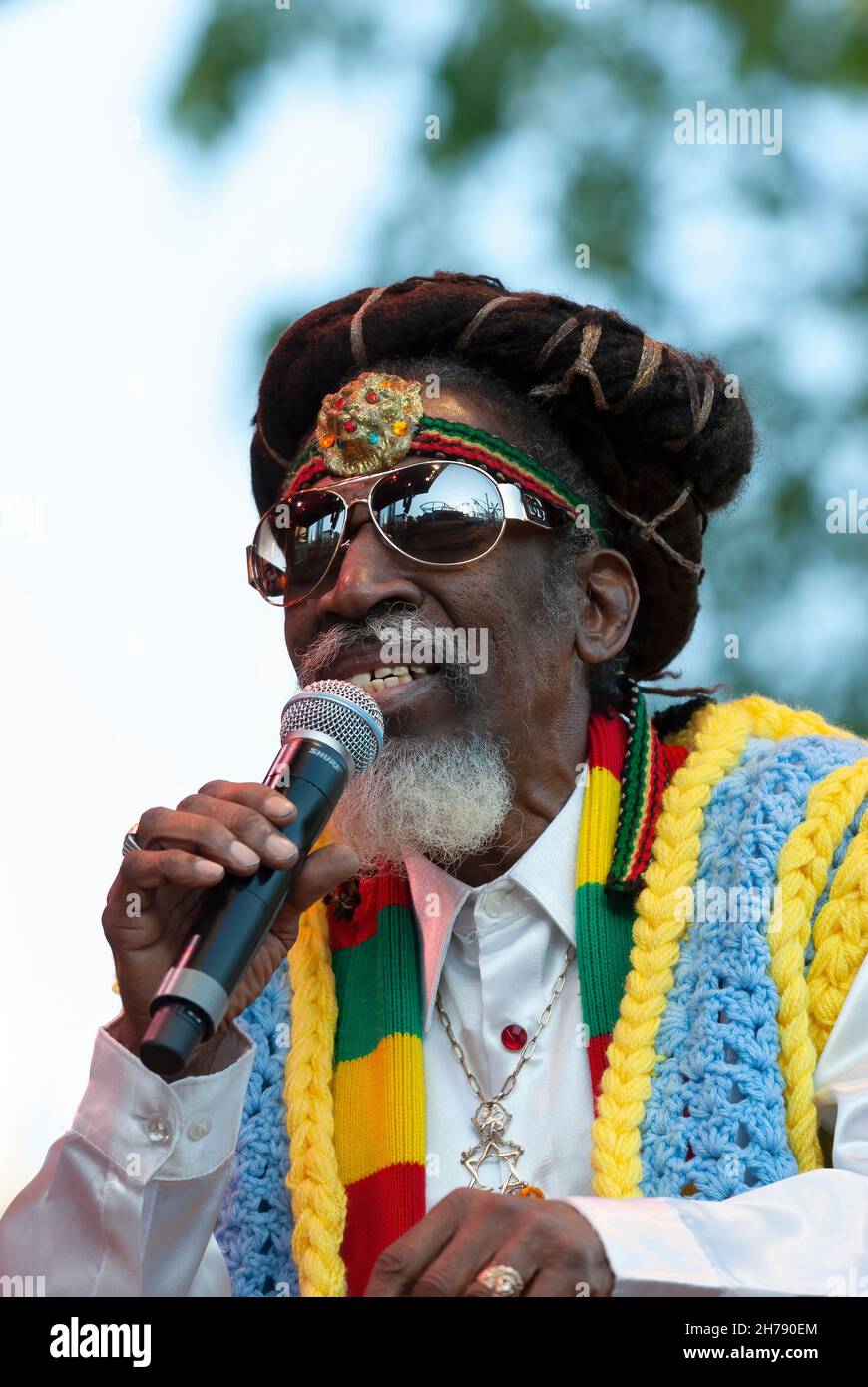 stockholm sweden - June 26 - 2009 - the Jamaican reggae singer bunny ...