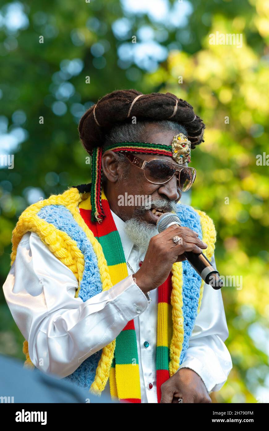 stockholm sweden - June 26 - 2009 - the Jamaican reggae singer bunny ...