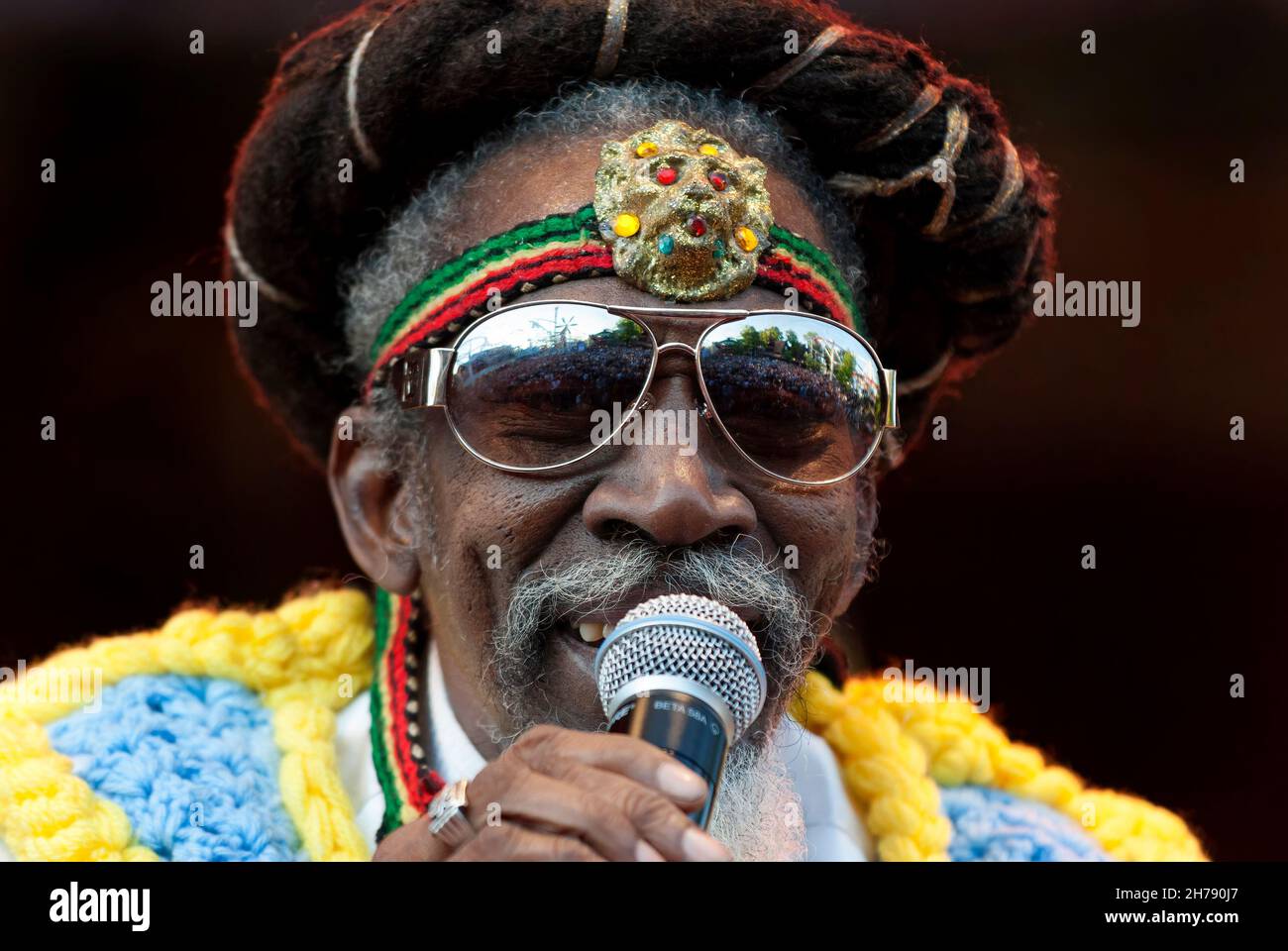 stockholm sweden - June 26 - 2009 - the Jamaican reggae singer bunny ...