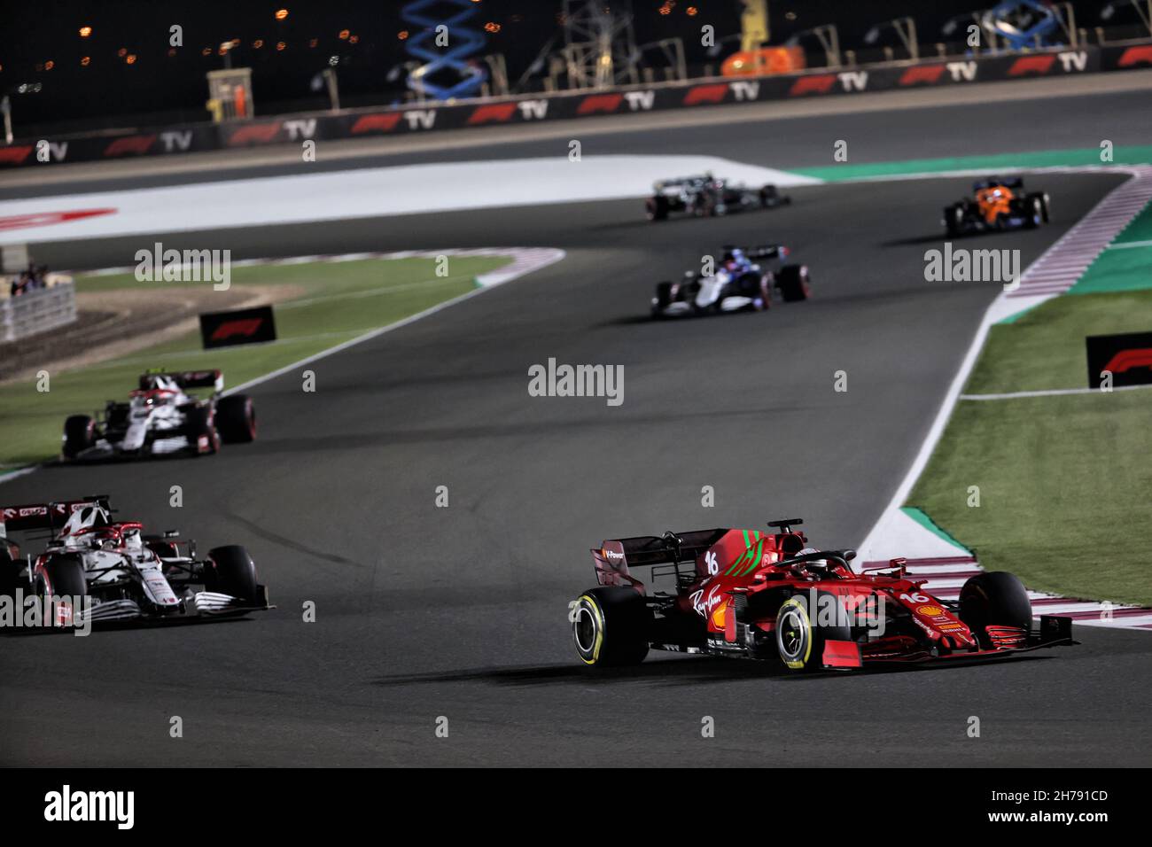 Doha, Qatar. 21st Nov, 2021. Charles Leclerc (MON) Ferrari SF-21. 21.11 ...