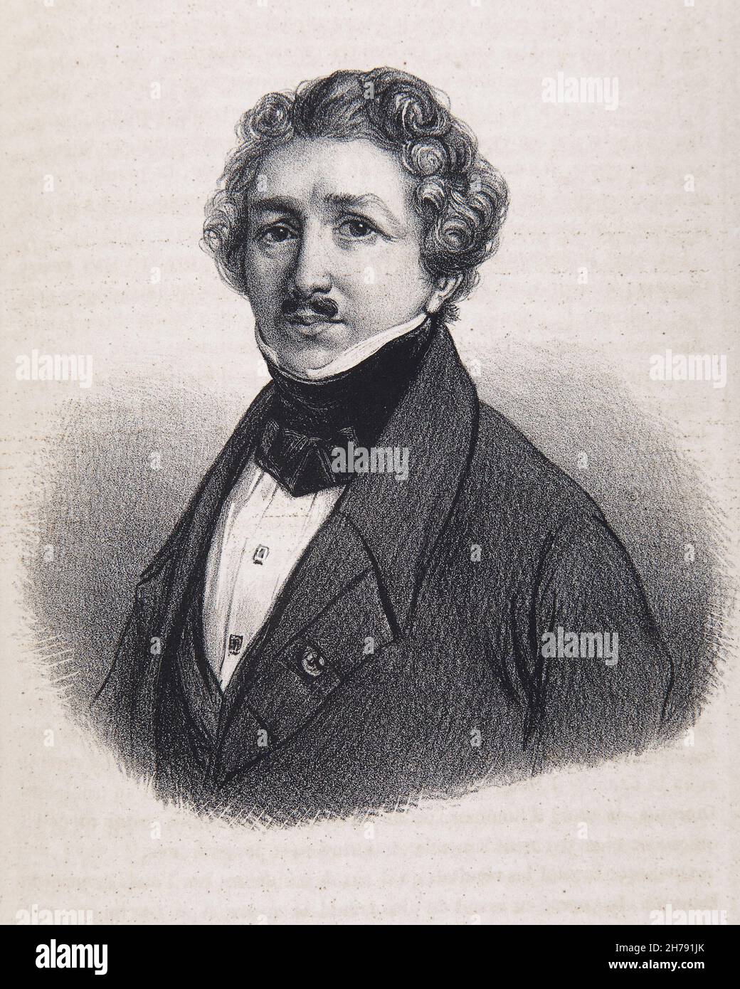 DAGUERRE Louis Jacques Mande ©Archives-Zephyr/Opale.photo *** Local ...