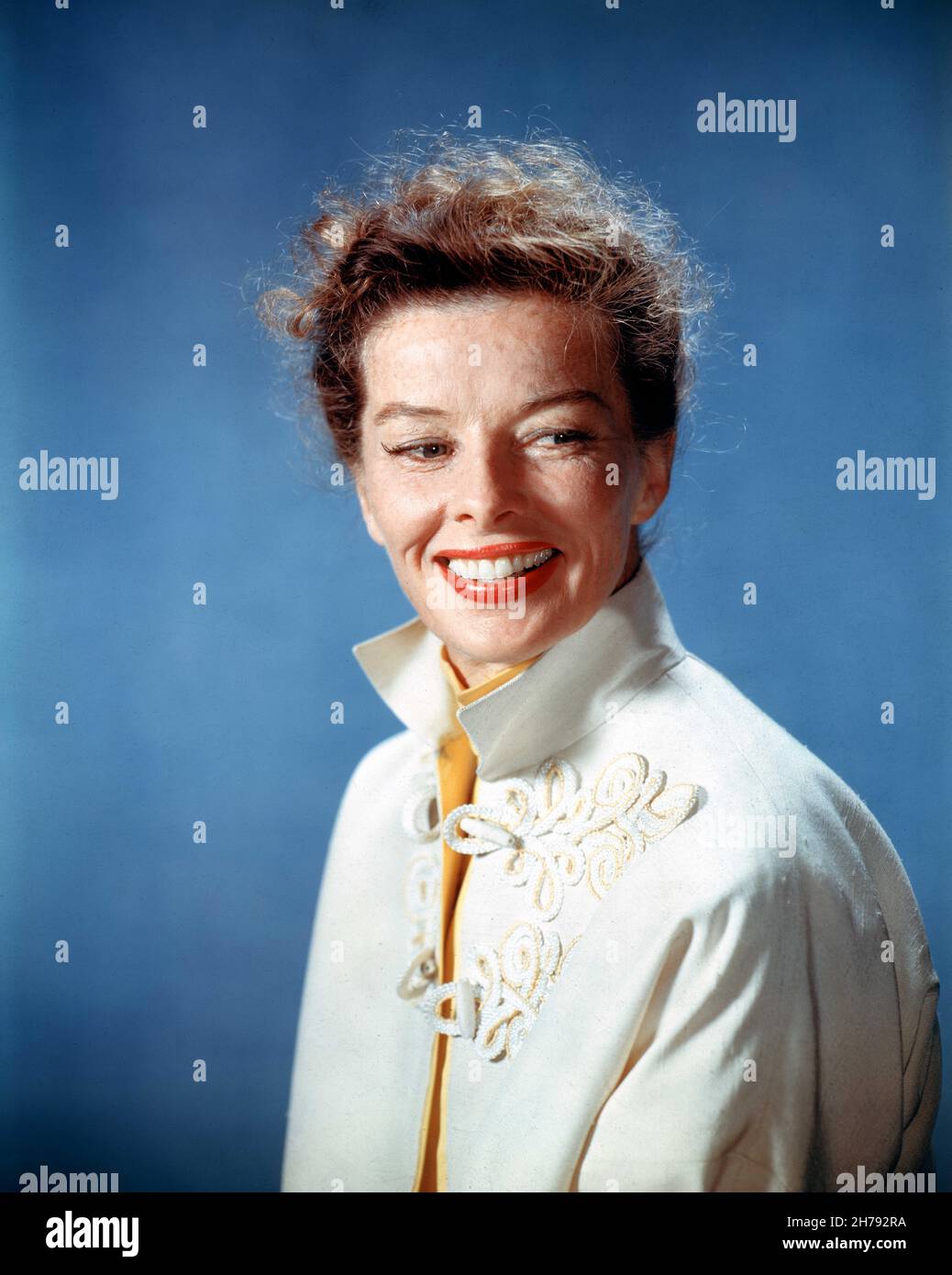 KATHARINE HEPBURN Colour Portrait as Bunny Watson in THE DESK SET 1957 ...