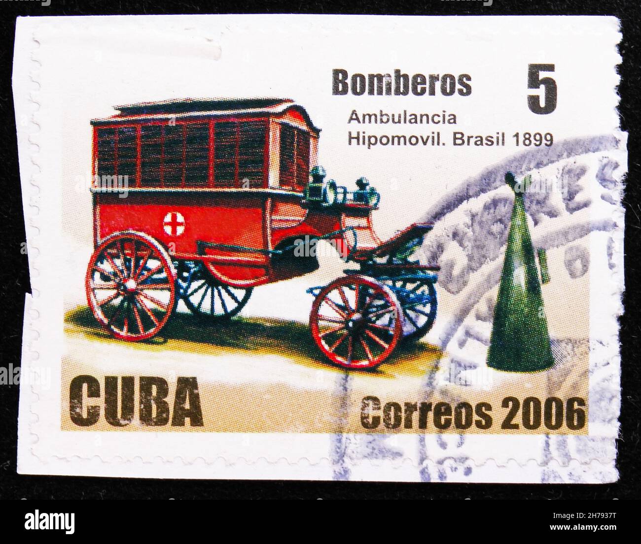 MOSCOW, RUSSIA - OCTOBER 25, 2021: Postage stamp printed in Cuba shows ...