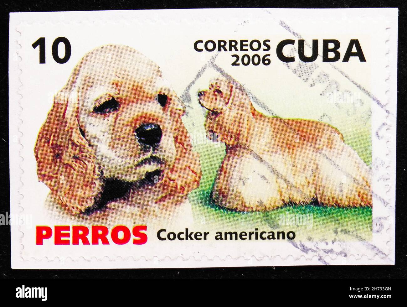 MOSCOW, RUSSIA - OCTOBER 25, 2021: Postage stamp printed in Cuba shows ...