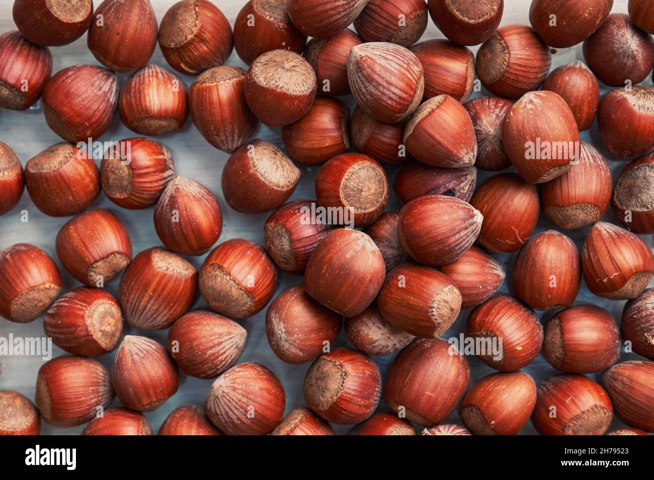 Healthy natural hazelnuts. Raw nuts texture Stock Photo - Alamy
