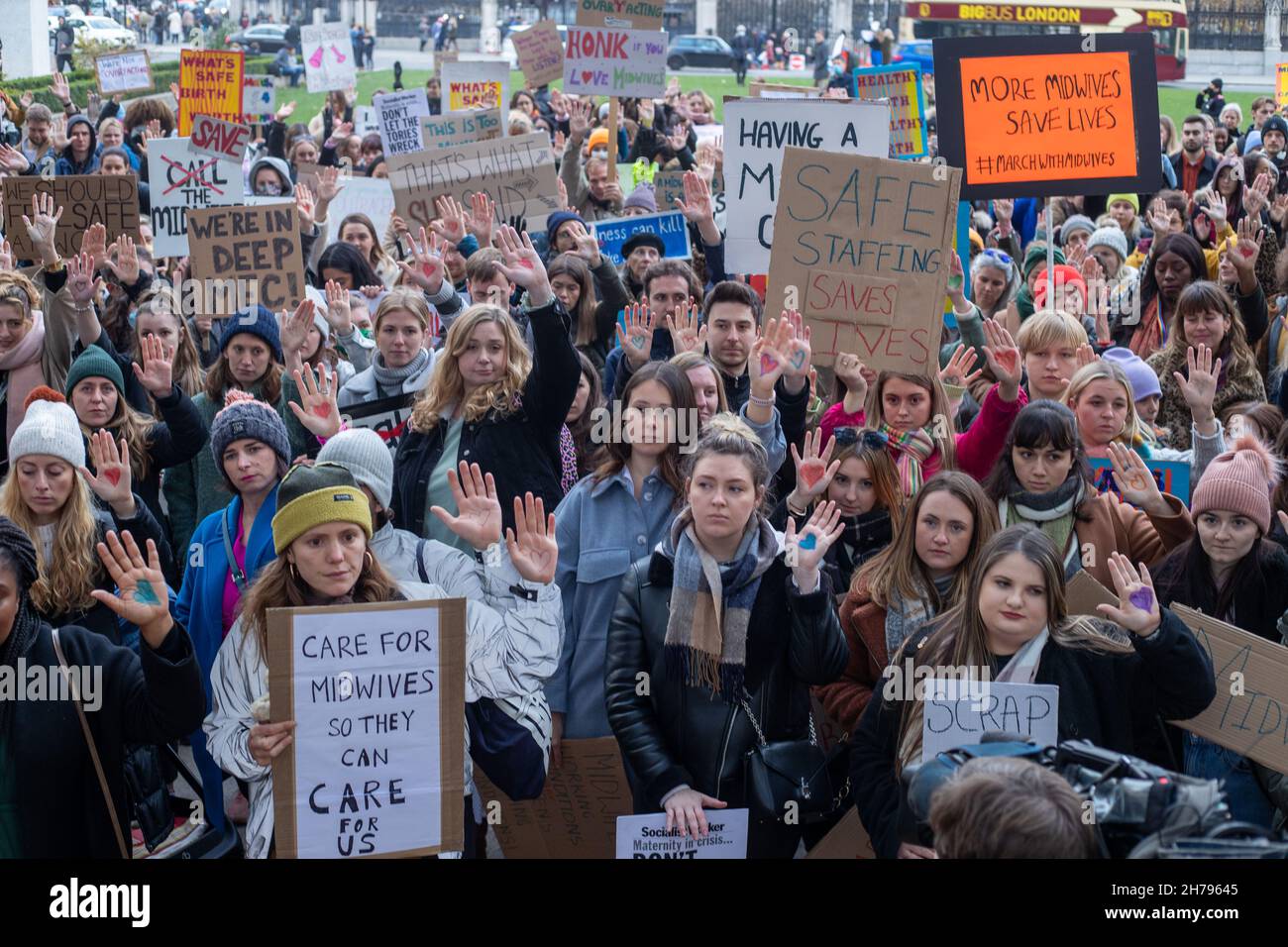 Nhs protests signs hi-res stock photography and images - Alamy
