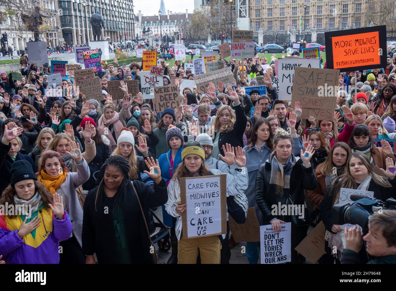 Nhs protests signs hi-res stock photography and images - Alamy