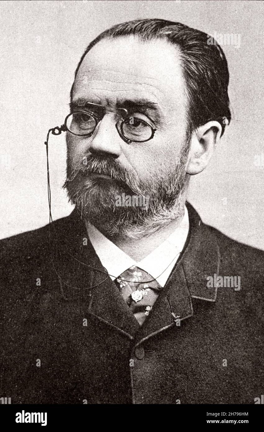 Emile ZOLA ©Archives-Zephyr/Opale.photo *** Local Caption *** Stock Photo - Alamy