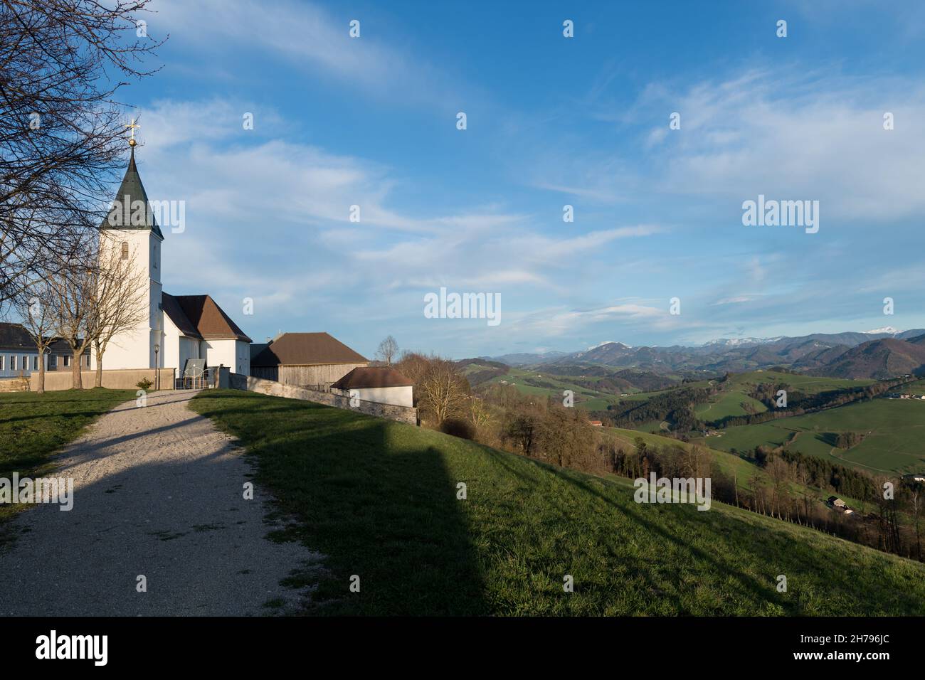 hiking in Mostviertel Austria Stock Photo - Alamy