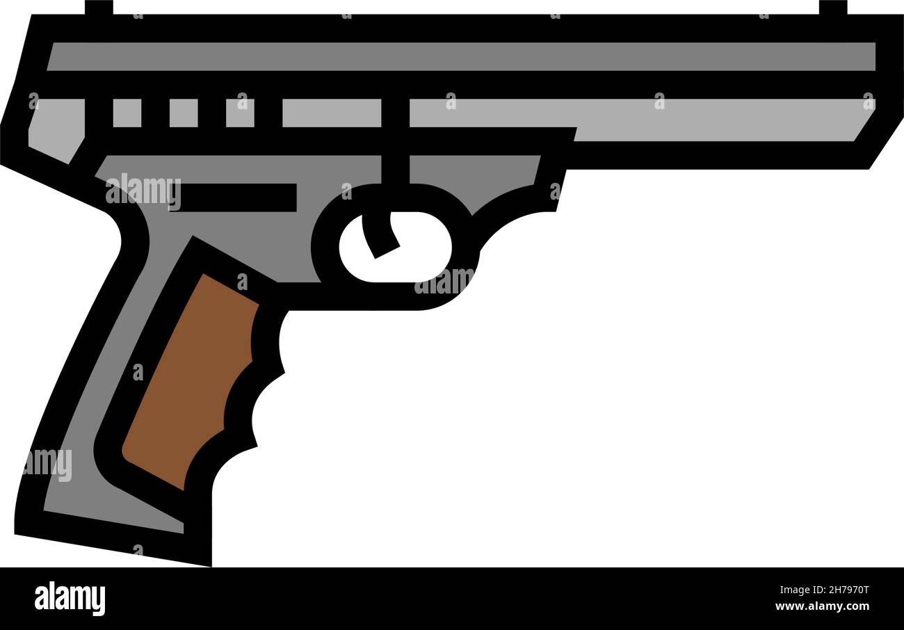 rimfire rifle color icon vector illustration Stock Vector Image & Art ...