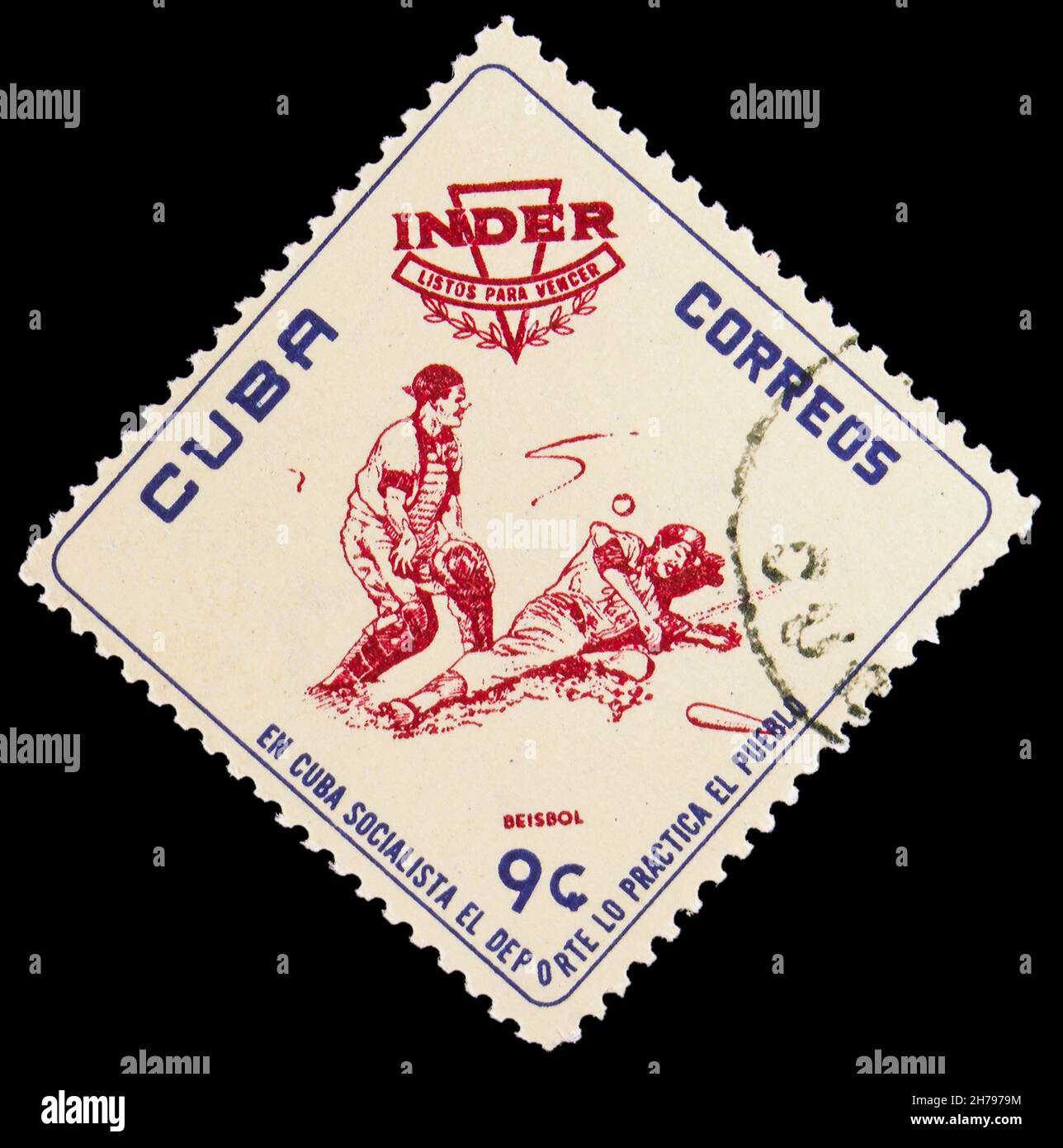 MOSCOW, RUSSIA - OCTOBER 25, 2021: Postage stamp printed in Cuba shows ...