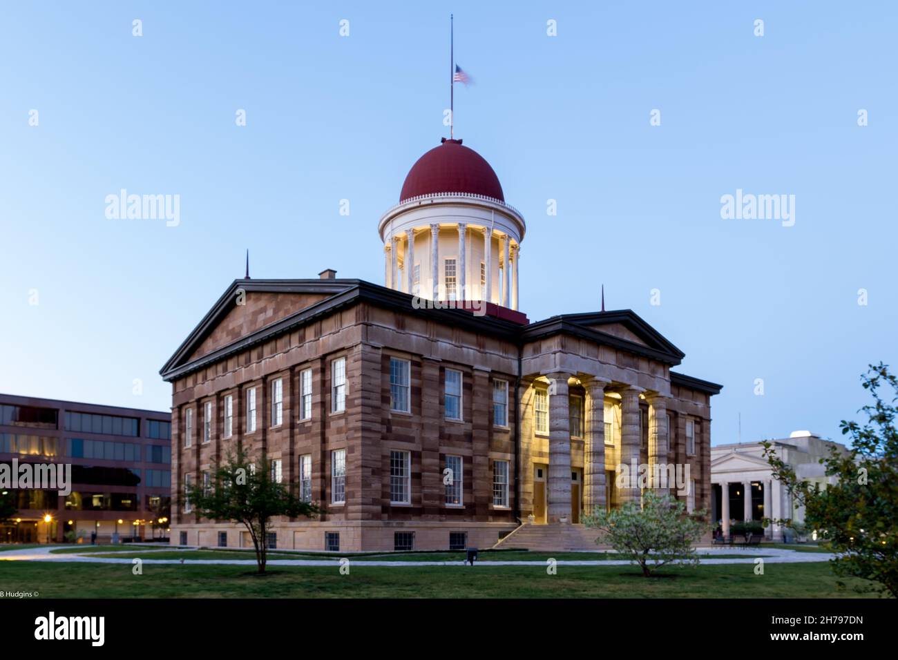 The Old State Capitol in Springfield, Illinois, USA Stock Photo - Alamy