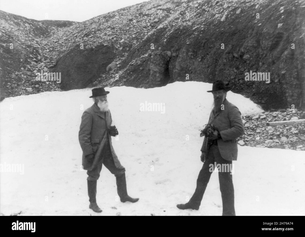 BURROUGHS John & MUIR John d'apres Edward S.CURTIS - Date: 18990101 ...