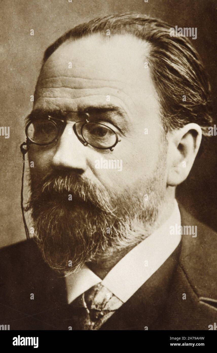 Emile ZOLA ©Archives-Zephyr/Opale.photo *** Local Caption *** Stock Photo - Alamy