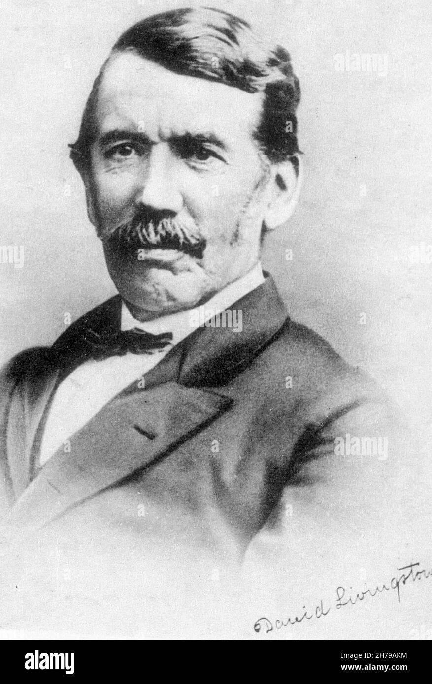 David LIVINGSTONE ©Archives-Zephyr/Opale.photo *** Local Caption ...