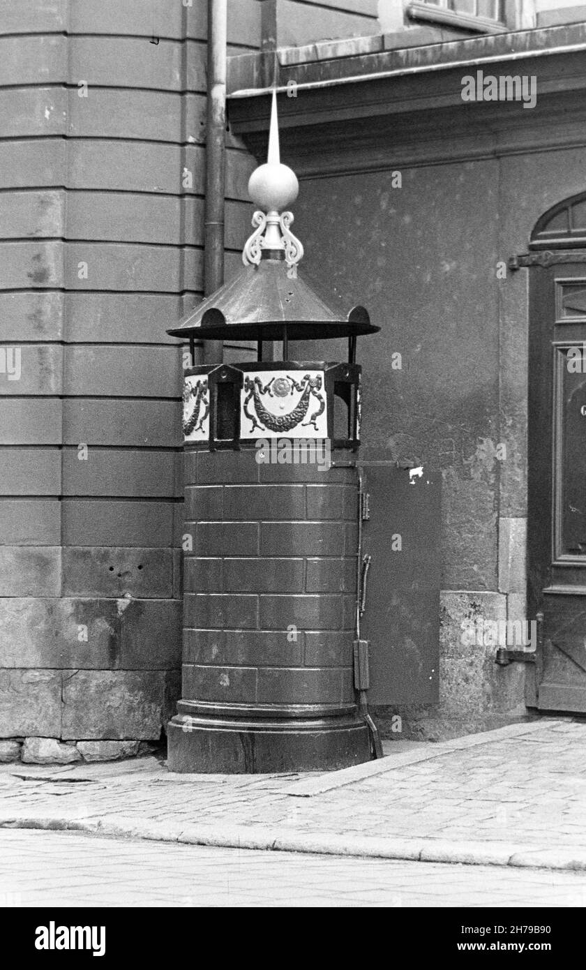 Antique Pissoir or public urinal in Gamla Stan old town, Stockholm ...