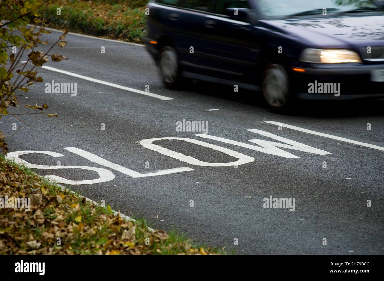 Slow car hi-res stock photography and images - Alamy