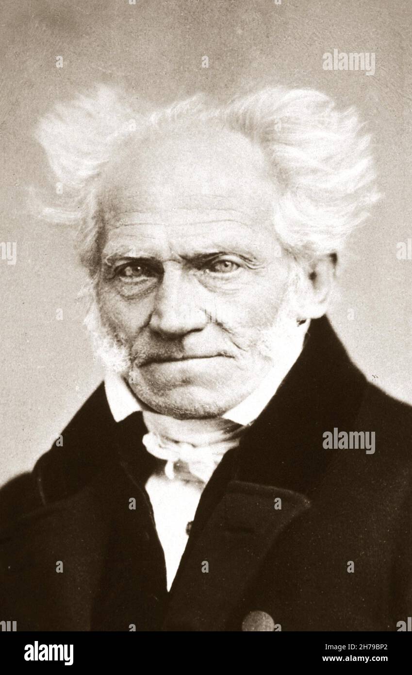 Arthur SCHOPENHAUER ©Archives-Zephyr/Opale.photo *** Local Caption *** Stock Photo - Alamy