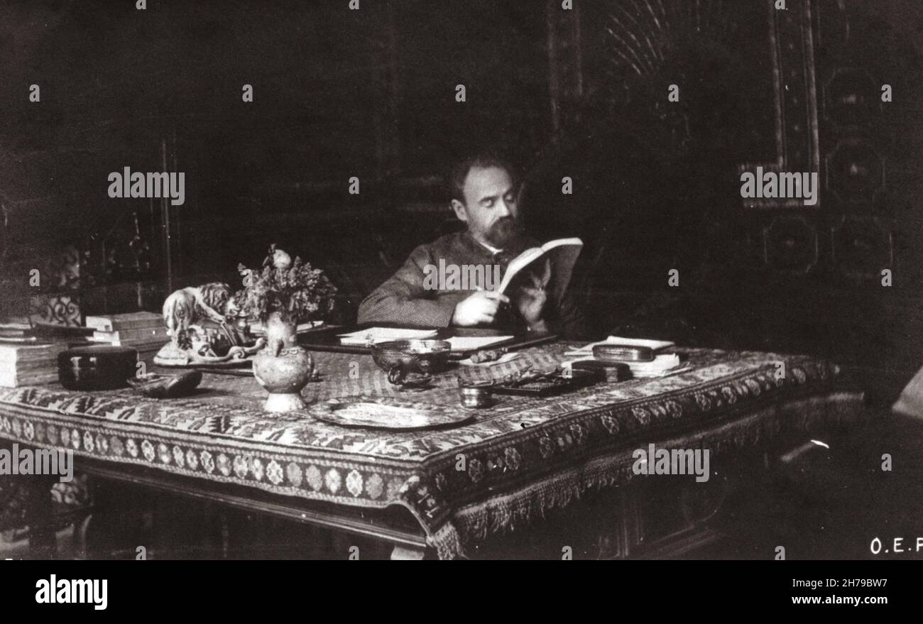 Emile ZOLA ©Archives-Zephyr/Opale.photo *** Local Caption *** Stock Photo - Alamy