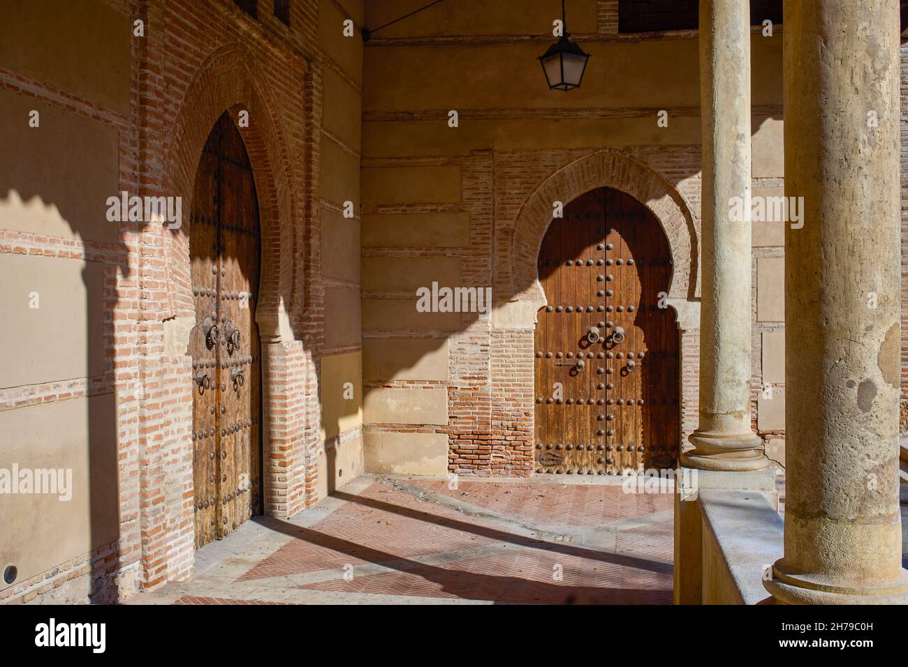Santa Maria Co-cathedral. Guadalajara, Spain Stock Photo - Alamy