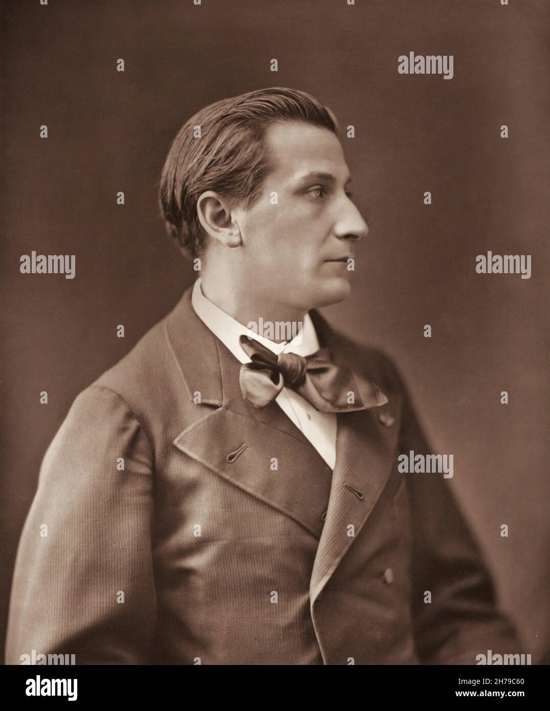 COPPEE Francois par NADAR Felix ©Archives-Zephyr/Opale.photo *** Local Caption *** Stock Photo ...