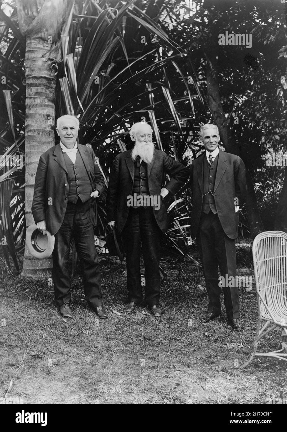 EDISON Thomas & BURROUGHS John & FORD Henry - Date: 19140101 ©Archives ...