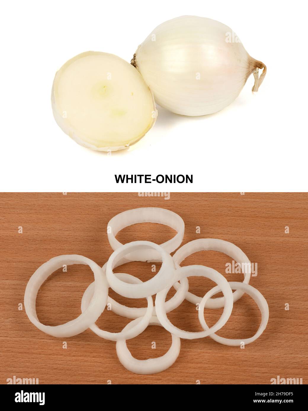 Creative layout made of white onion bulb. High resolution photo. Full ...