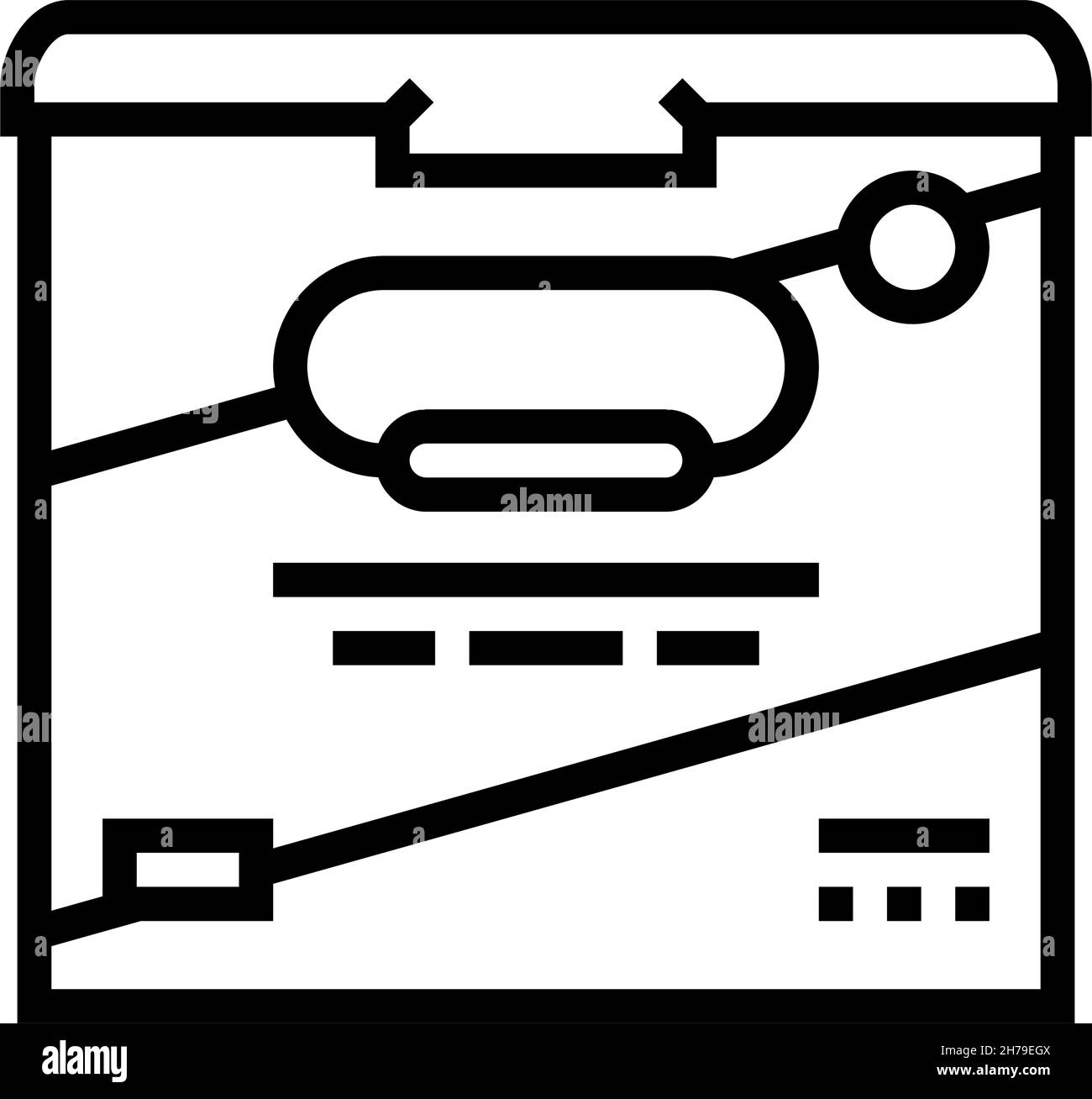 baby milk powder line icon vector illustration Stock Vector Image & Art ...