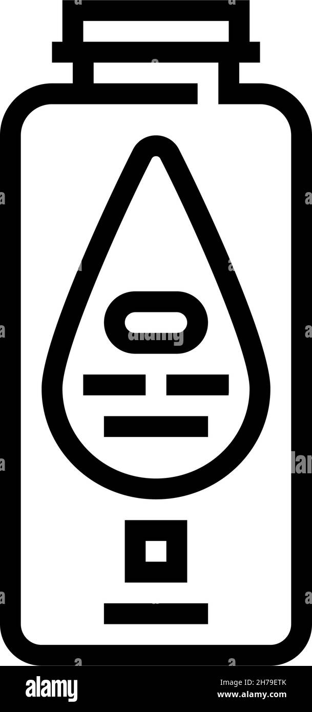 baby powder cosmetic line icon vector illustration Stock Vector Image ...