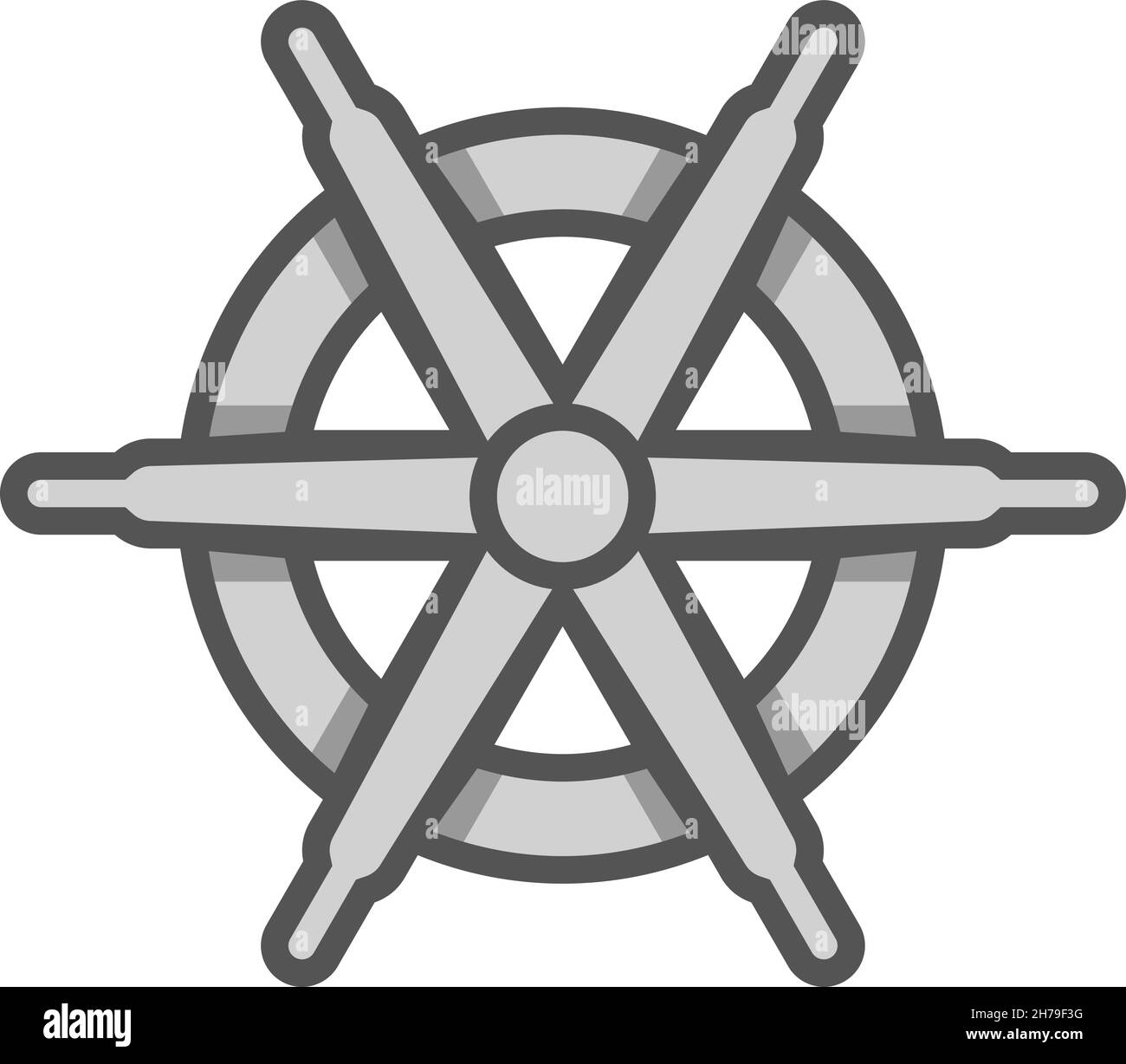 Controlling boat Stock Vector Images - Alamy