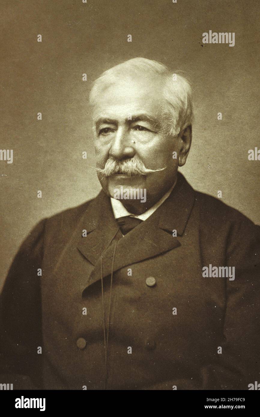 Ferdinand De LESSEPS ©Archives-Zephyr/Opale.photo *** Local Caption *** Stock Photo - Alamy