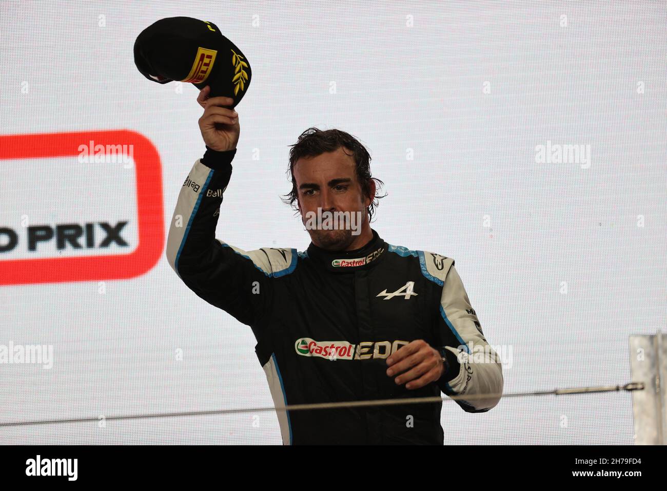 Doha, Qatar. 21st Nov, 2021. Fernando Alonso (ESP) Alpine F1 Team ...