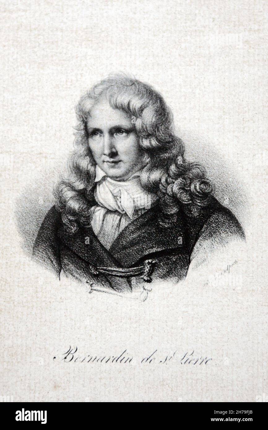 BERNARDIN de SAINT PIERRE Jacques Henri ©Archives-Zephyr/Opale.photo ...