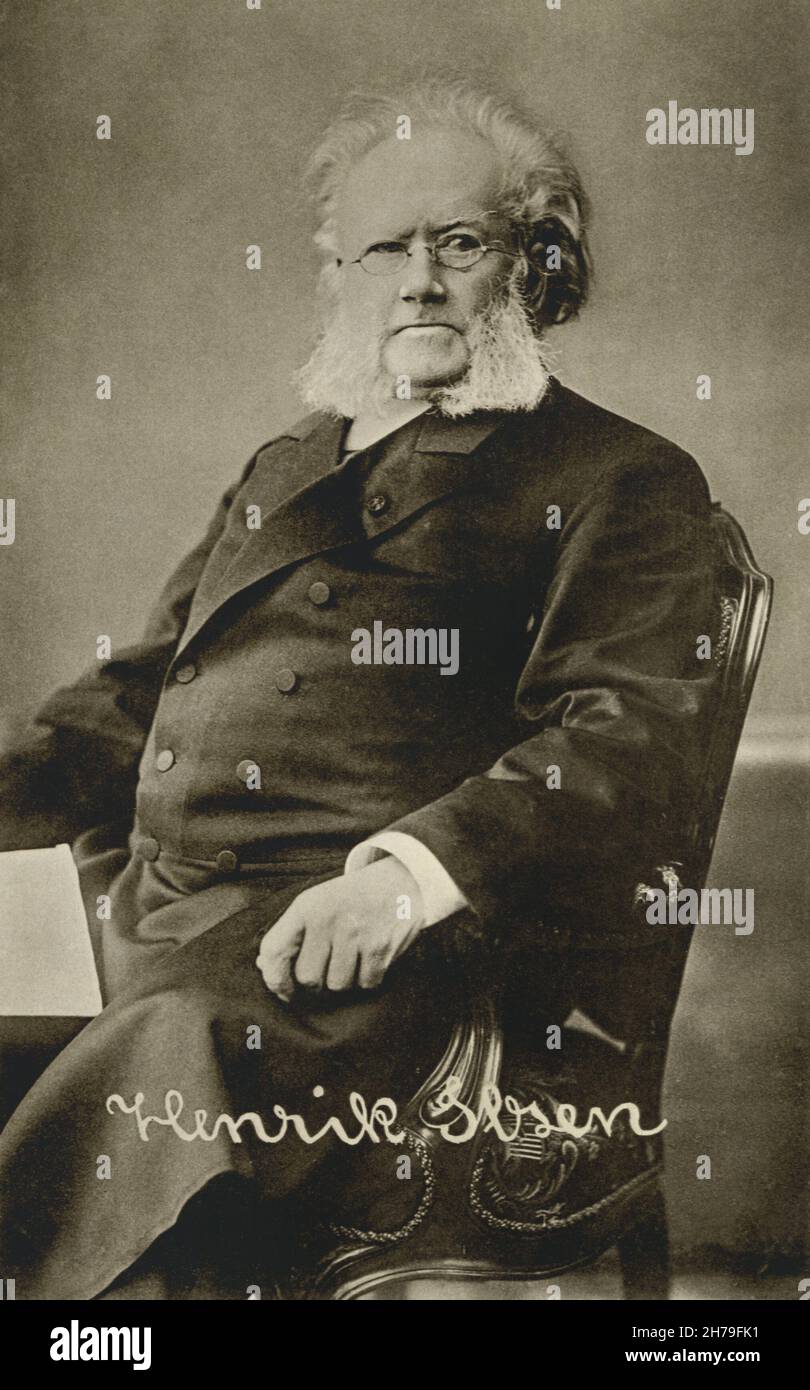 IBSEN Henrik ©Archives-Zephyr/Opale.photo *** Local Caption *** Stock Photo - Alamy