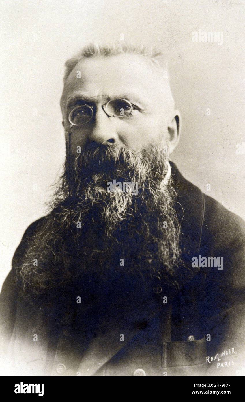 Auguste RODIN ©Archives-Zephyr/Opale.photo *** Local Caption *** Stock Photo - Alamy