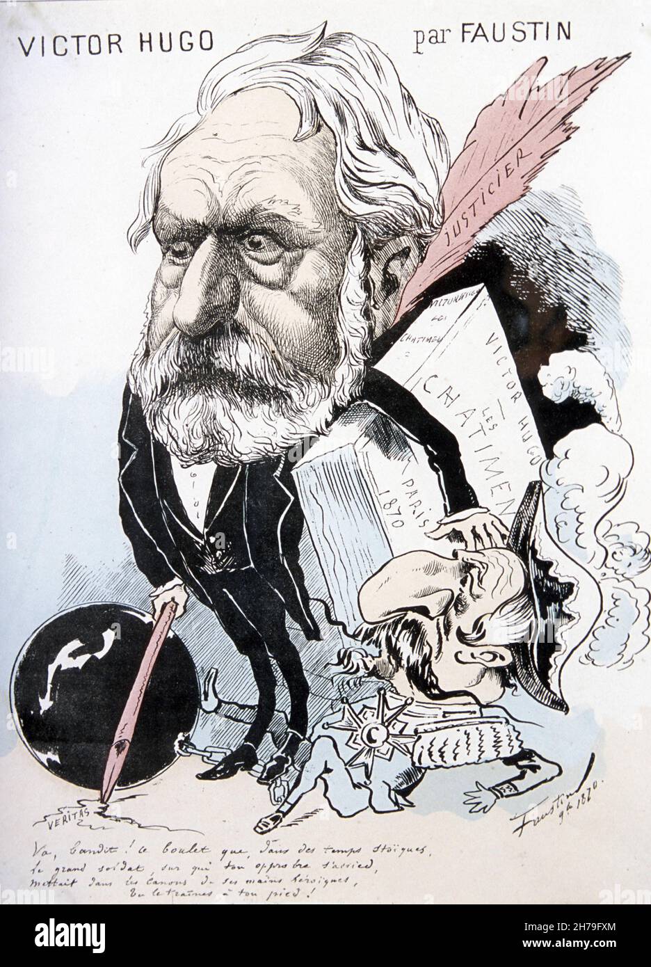 HUGO Victor par FAUSTIN - Date: 18700601 ©Archives-Zephyr/Opale.photo ...