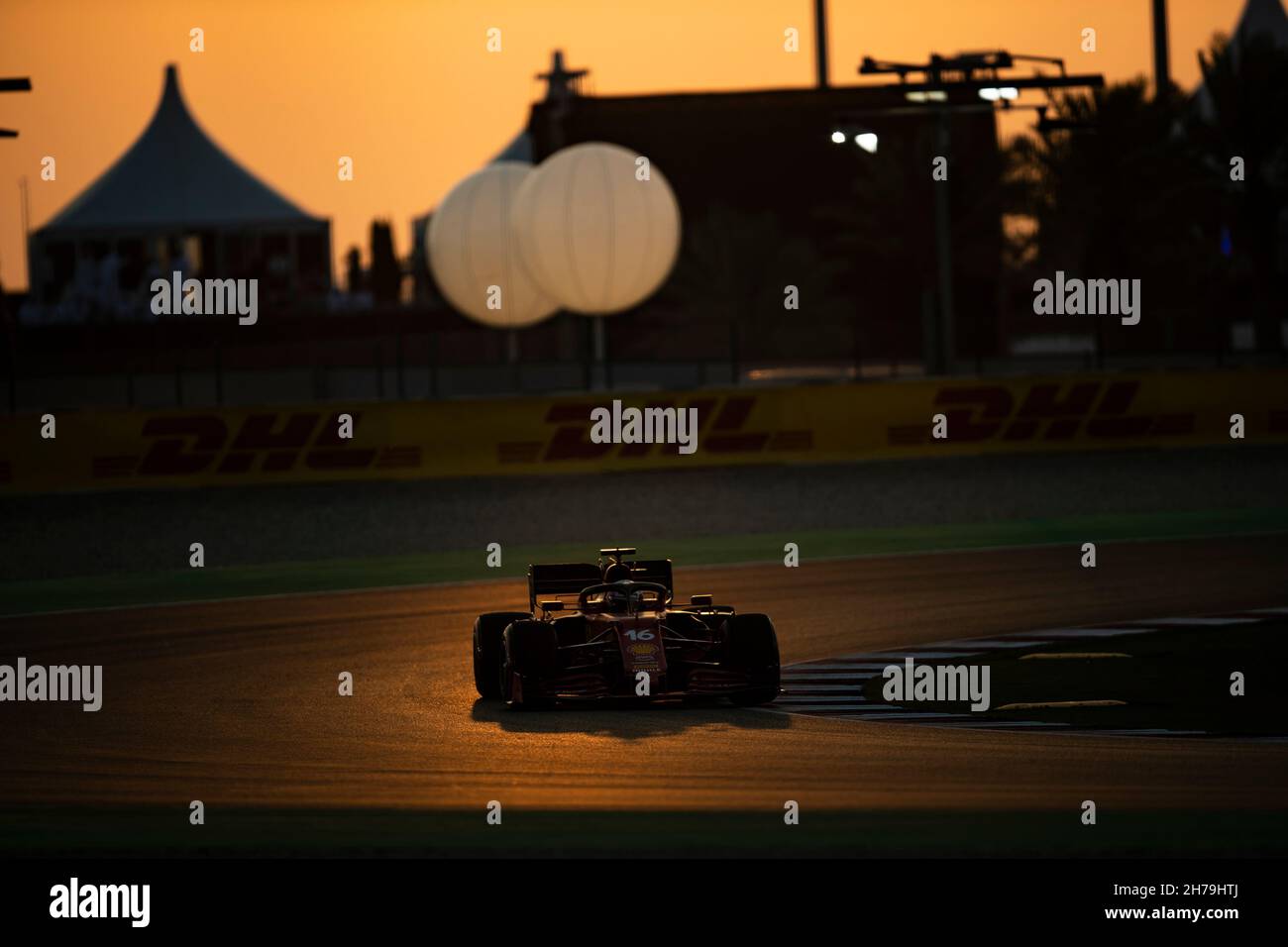 Lusail, Qatar. 21st Nov, 2021. 16 LECLERC Charles (mco), Scuderia Ferrari SF21, action during ...