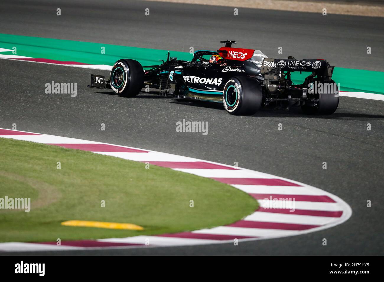 Lewis hamilton qatar 2021 hi-res stock photography and images - Alamy