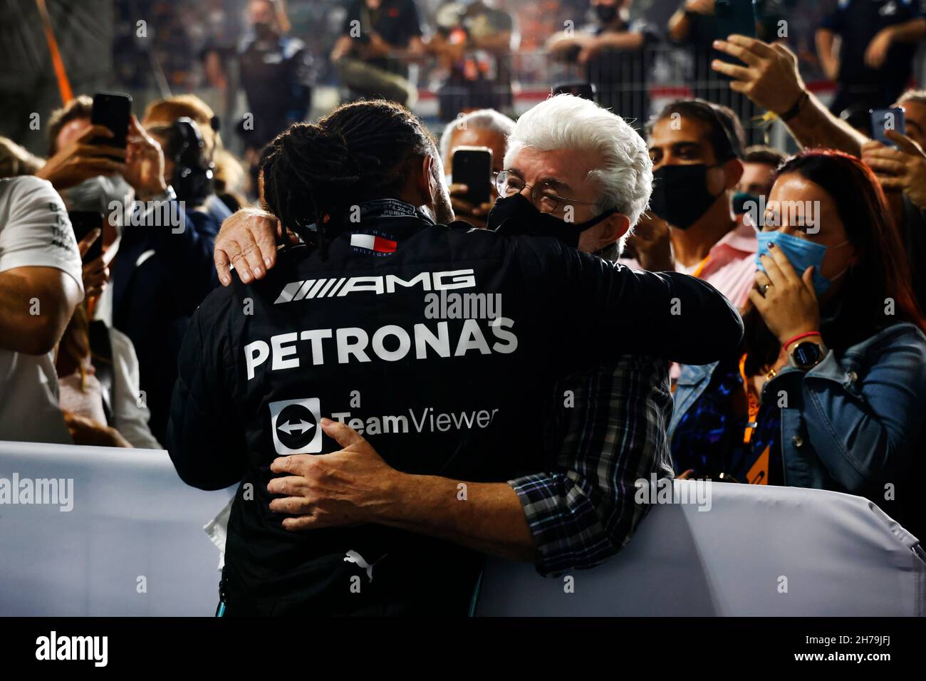 George lucas and lewis hamilton hi-res stock photography and images - Alamy