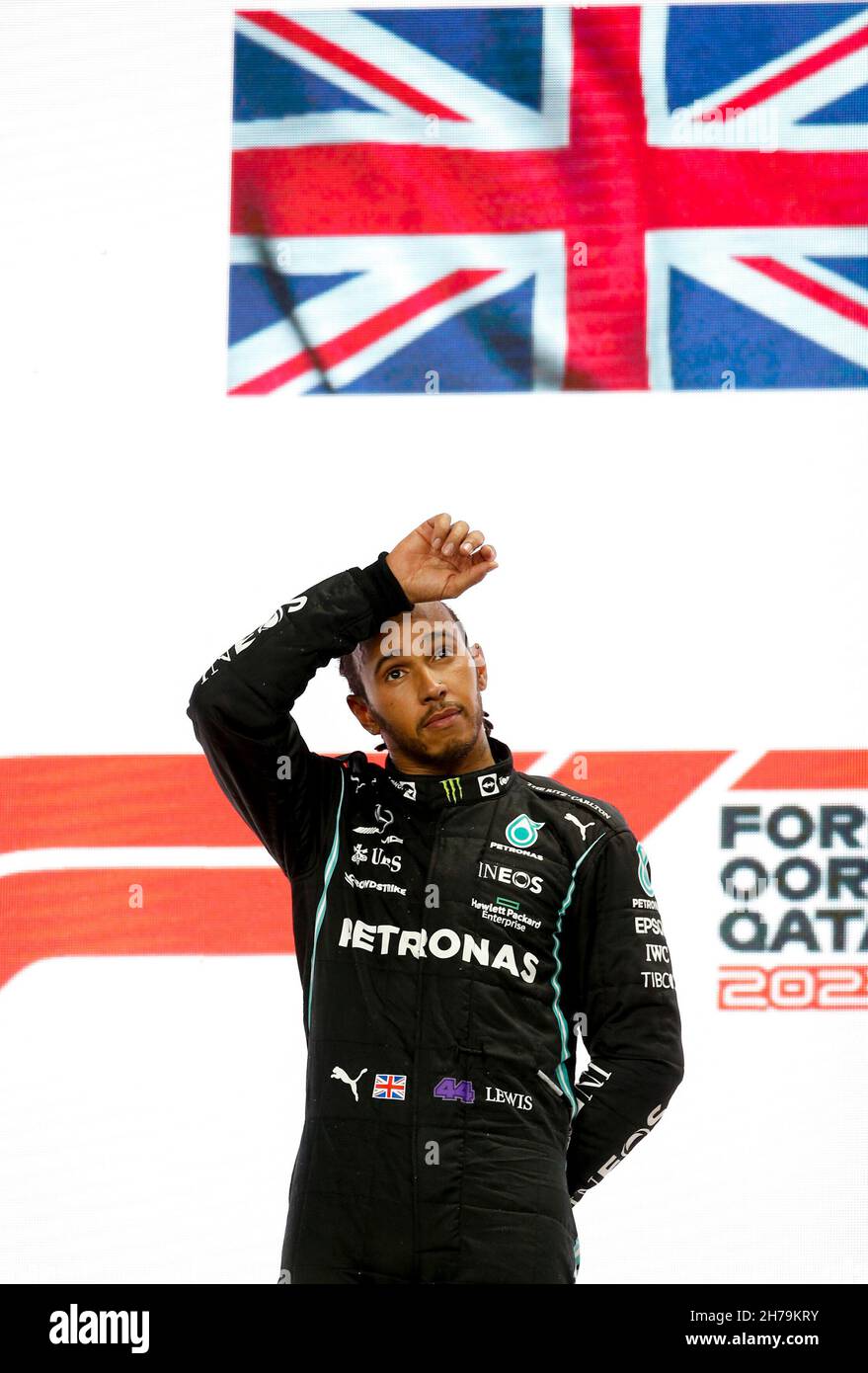 Doha, Qatar. 21st Nov, 2021. # 44 Lewis Hamilton (GBR, Mercedes-AMG ...
