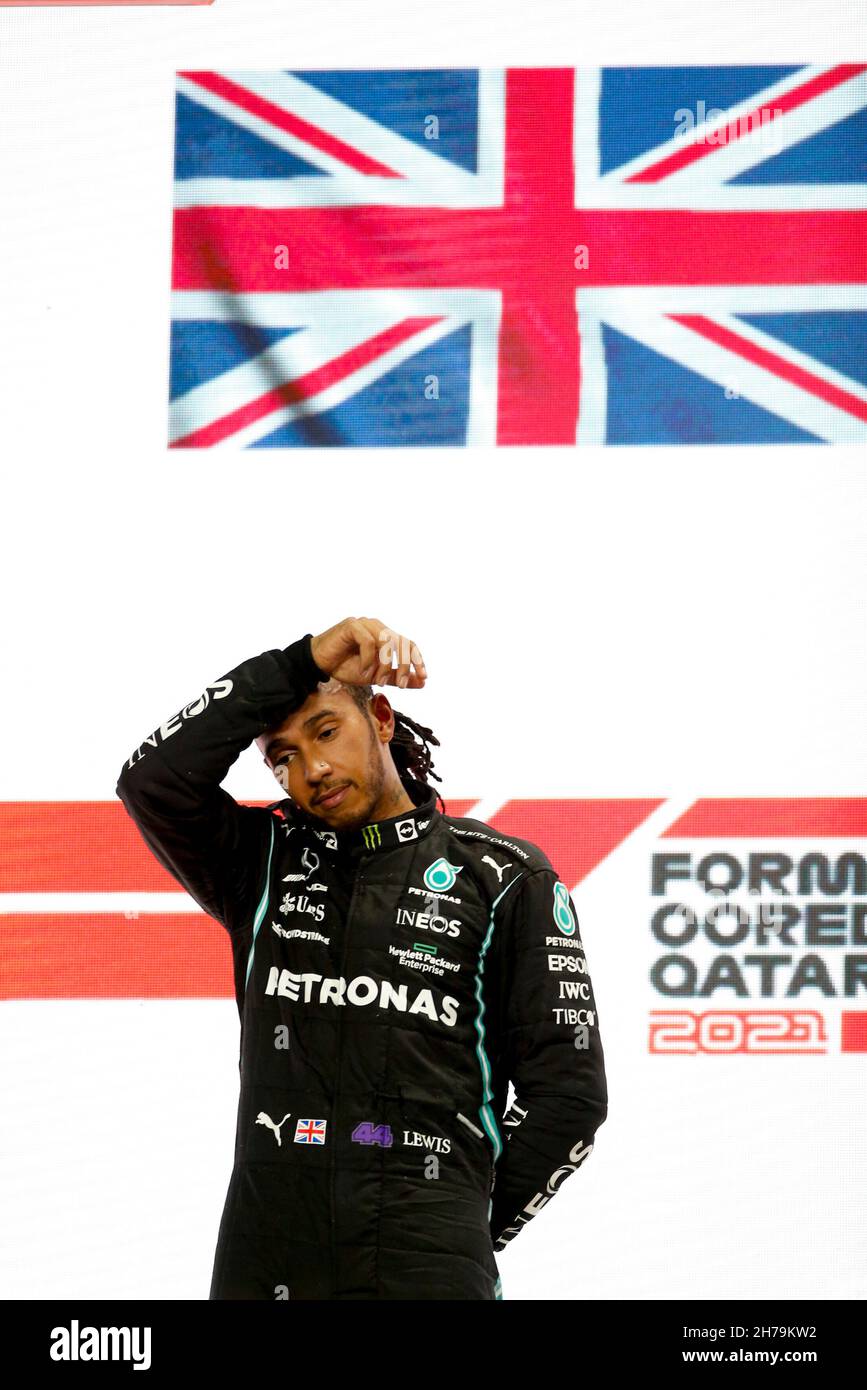 Doha, Qatar. 21st Nov, 2021. # 44 Lewis Hamilton (GBR, Mercedes-AMG ...