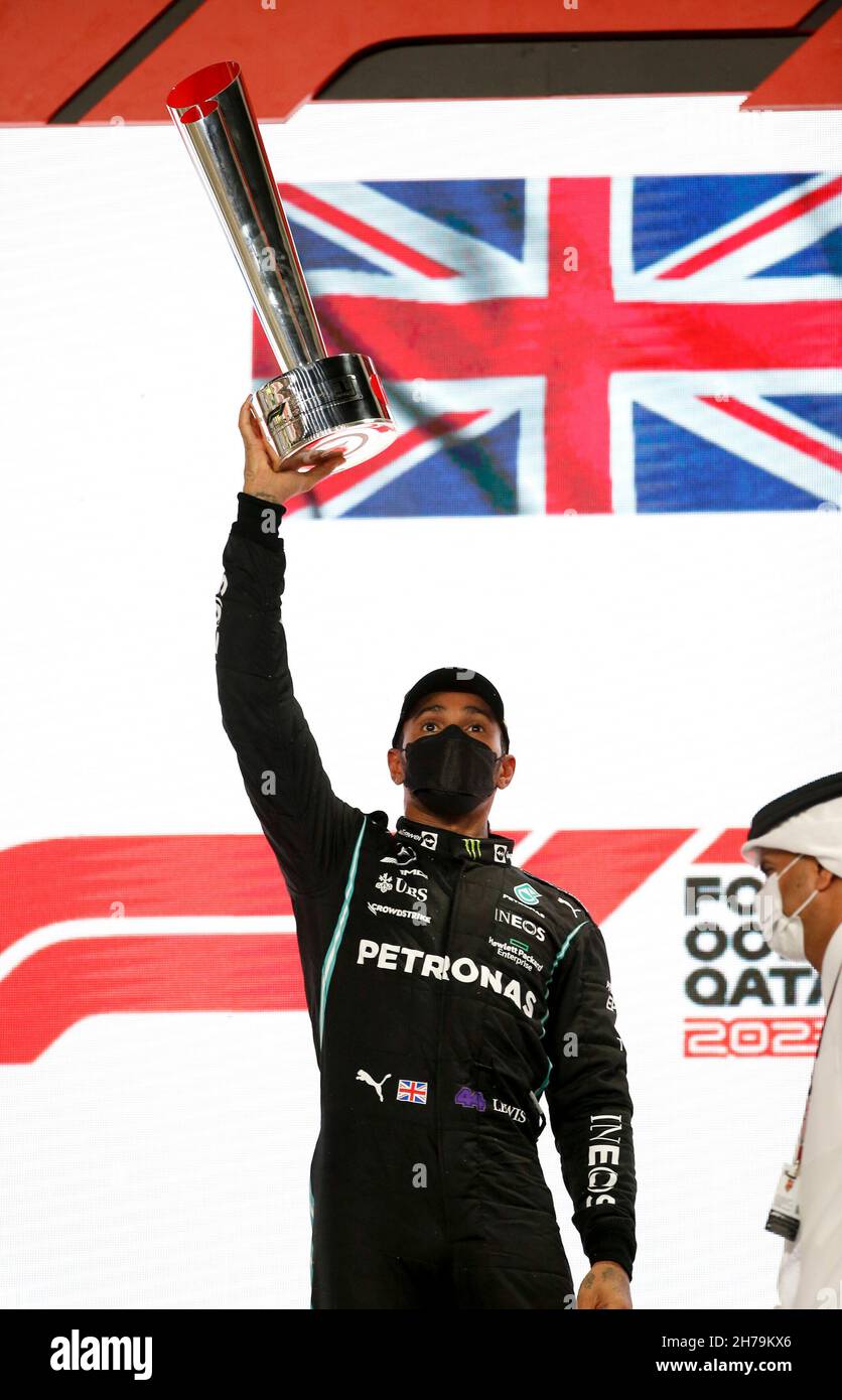 Doha, Qatar. 21st Nov, 2021. # 44 Lewis Hamilton (GBR, Mercedes-AMG ...