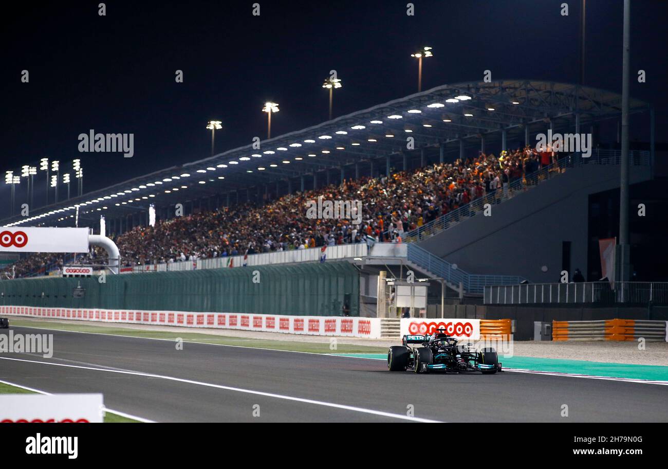 Doha, Qatar. 21st Nov, 2021. # 44 Lewis Hamilton (GBR, Mercedes-AMG ...