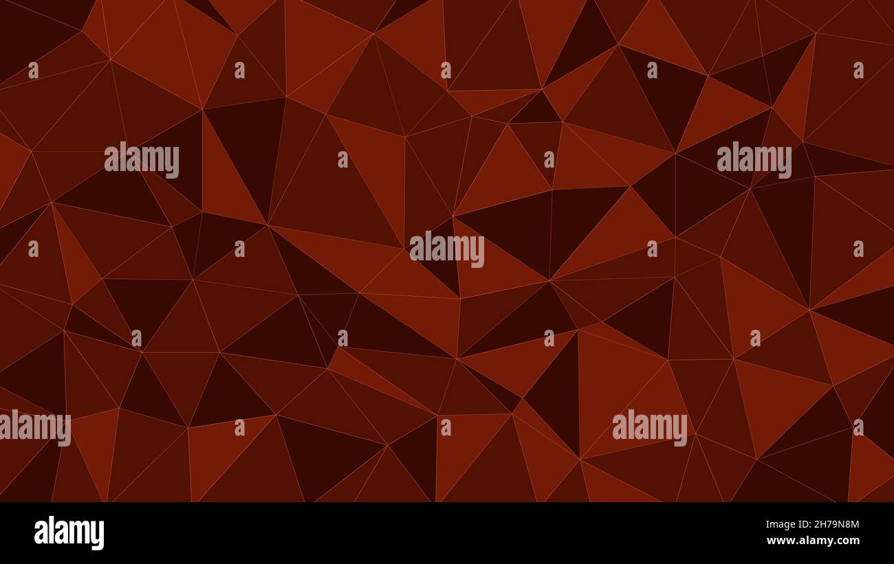 Abstract background of chocolate triangles. The geometric structure of ...