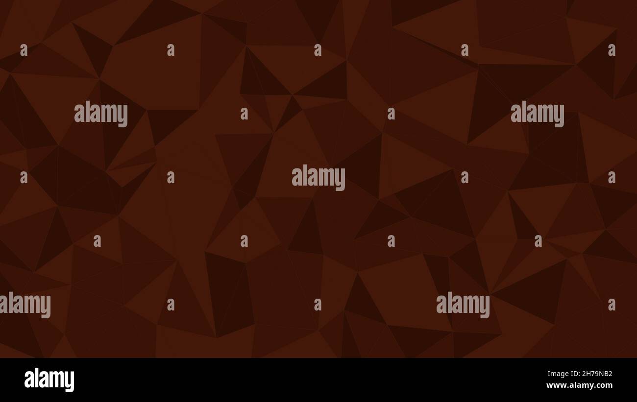 Abstract background of chocolate triangles. The geometric structure of ...