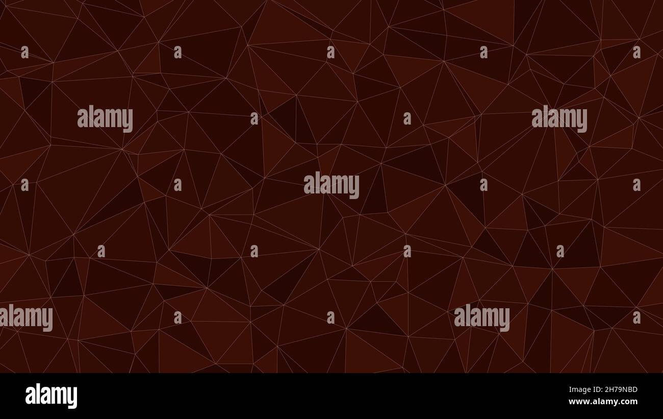 Abstract background of chocolate triangles. The geometric structure of ...