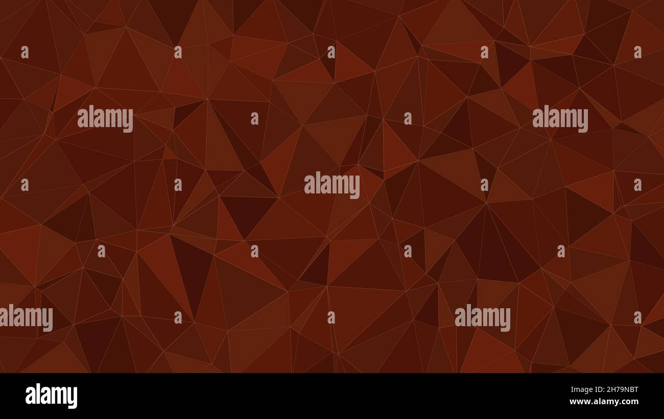 Abstract background of chocolate triangles. The geometric structure of ...