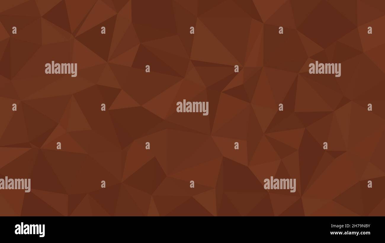 Abstract background of chocolate triangles. The geometric structure of ...